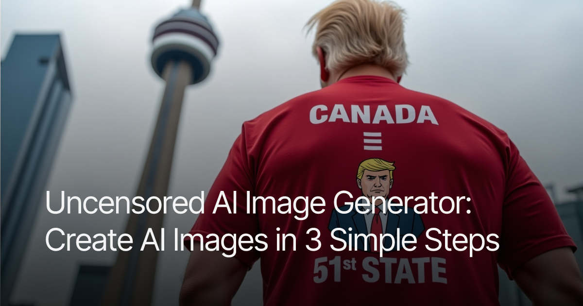 Uncensored AI Image Generator: Create AI Images in 3 Simple Steps