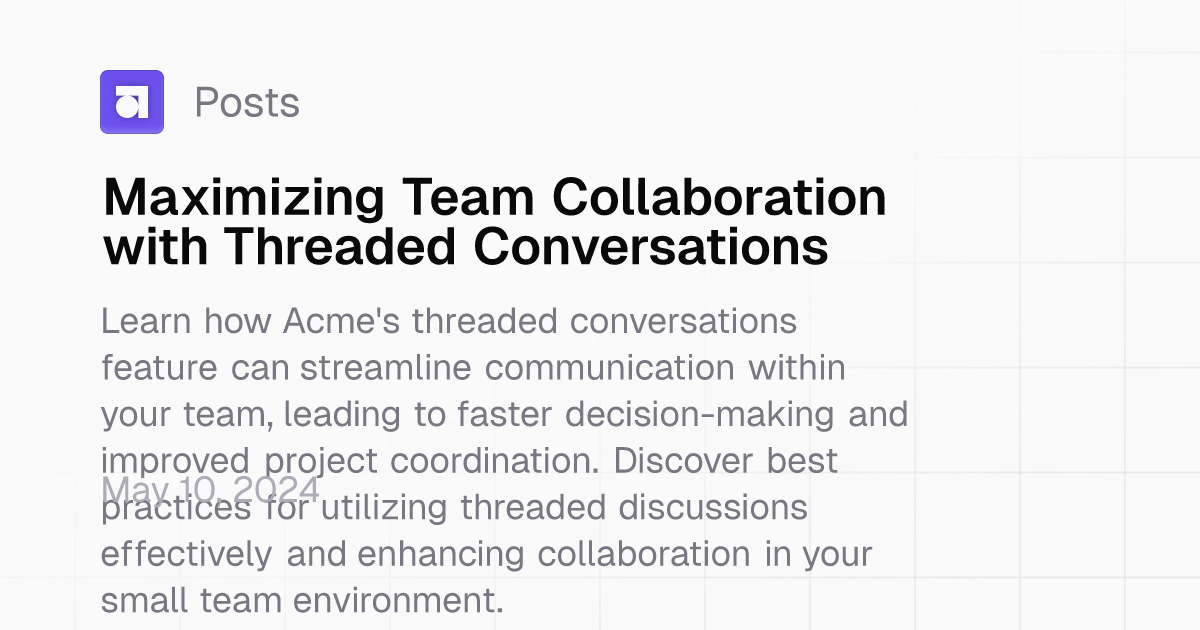 Maximizing Team Collaboration with Threaded Conversations — REALTOR.IO