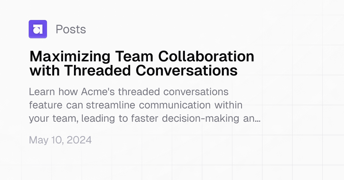 Maximizing Team Collaboration with Threaded Conversations — Watney Maximizing Team Collaboration with Threaded Conversations — Watney