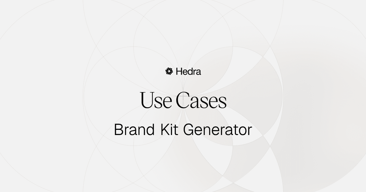Brand Kit Generator | Free AI Brand Kit Generator - Hedra