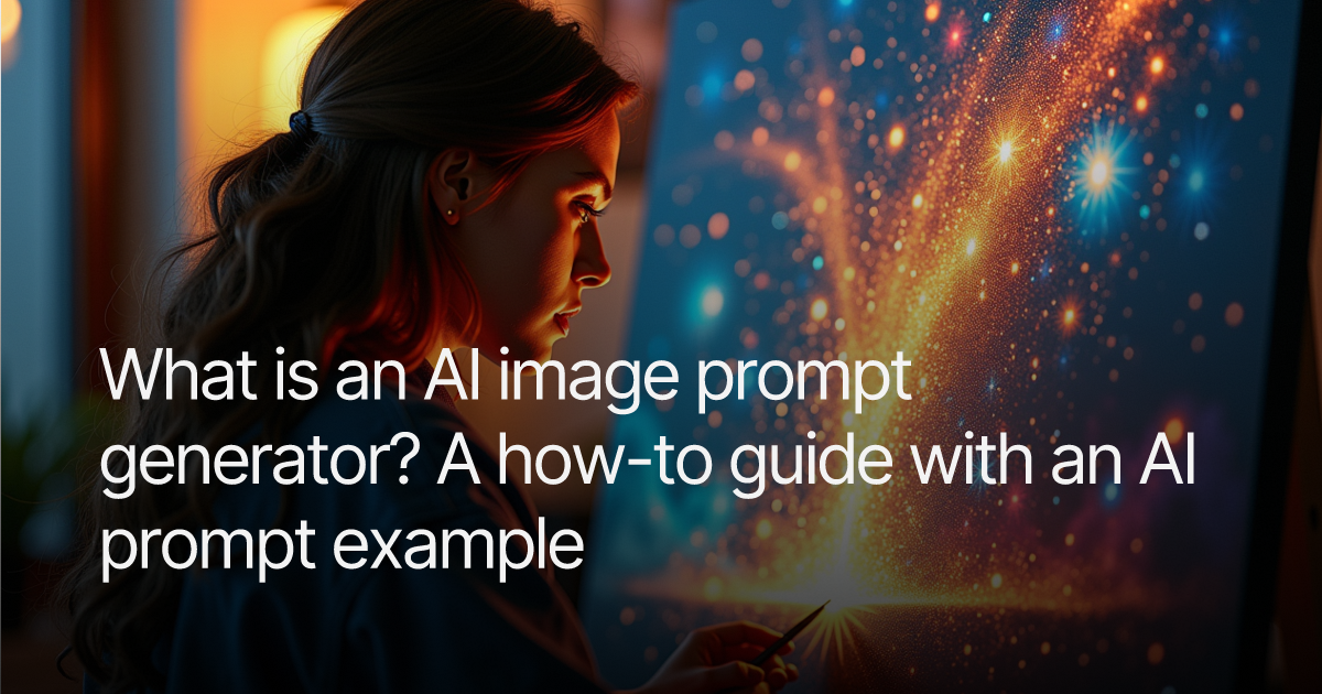 What is an AI image prompt generator? A how-to guide with an AI prompt ...