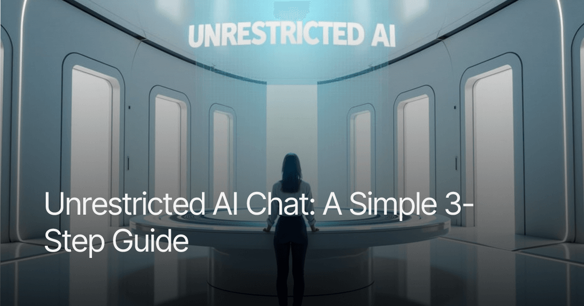 Unrestricted AI Chat: A Simple 3-Step Guide