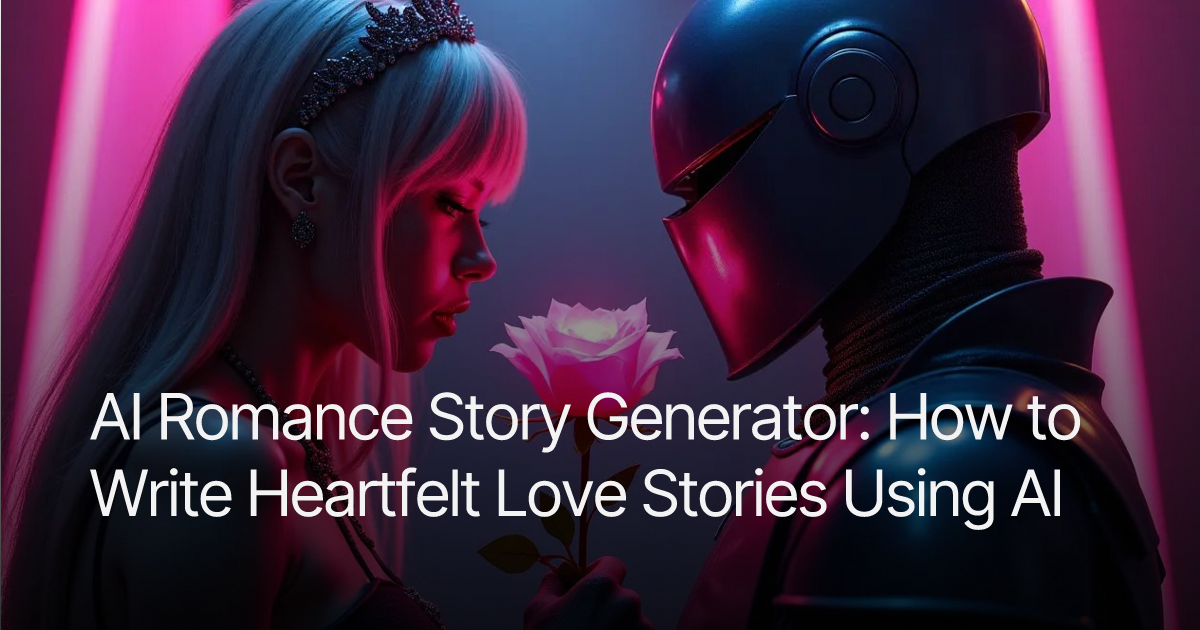 AI Romance Story Generator: How to Write Heartfelt Love Stories Using AI