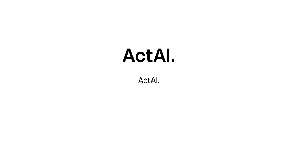 ActAI.